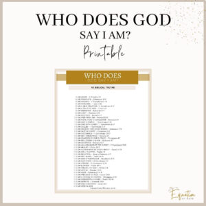 40 Biblical Truths: Who Does God Say I Am? - EQUATIONOFHOPE