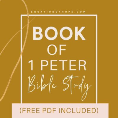 Book Of 1 Peter Bible Study + Free PDF Included - EQUATIONOFHOPE