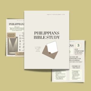 Philippians Bible Study + Free PDF Included - EQUATIONOFHOPE