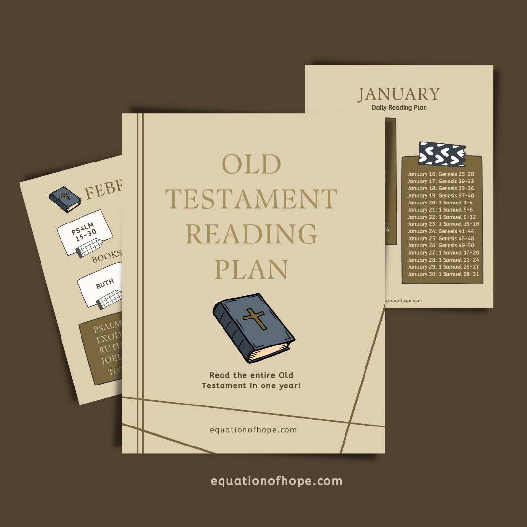 The Best Old Testament Bible Reading Plan - EQUATIONOFHOPE